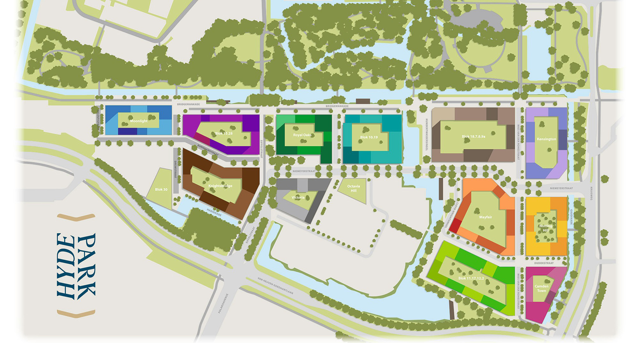 Woonblokken Hyde Park | Nieuwbouw Hoofddorp